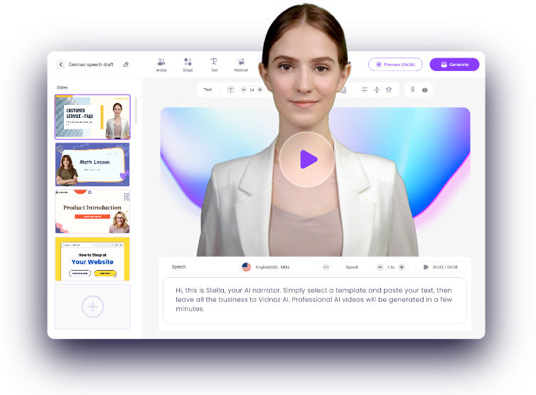 Crea avatar AI gratis online | Generatore da testo a immagine